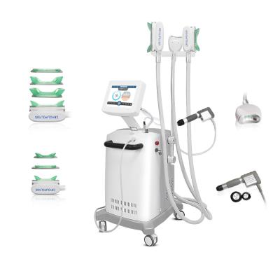 Máquina criogênica do emagrecimento de 3 Handpiece Cryolipolysis com sistema de refrigeração super