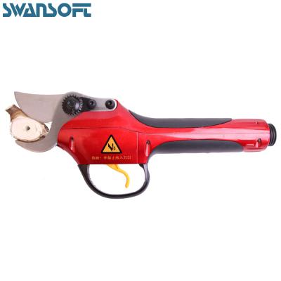 China Swansoft High Efficiency Electric Pruning Scissors Shears 3.0CM Electric Bypass Pruner for sale