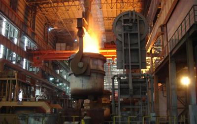 China 10 Ton -150 Ton Ladle Refining Furnace Steel Ladle for sale