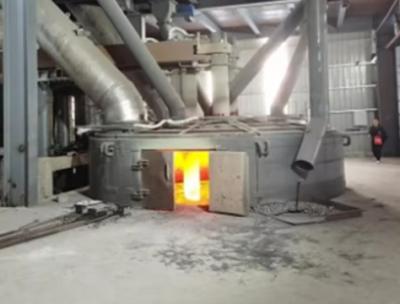 China Large Capacity Submerged Arc Furnace for Heavy Duty Metal Processing / High Load Furnace for Industrial Metallurgy for sale