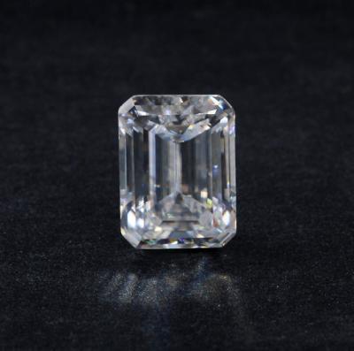 China De echte 3 Ct VVS1 Smaragd sneed de Super Witte Losse Moissanite Diamant 9x7 Mm van DEF Te koop