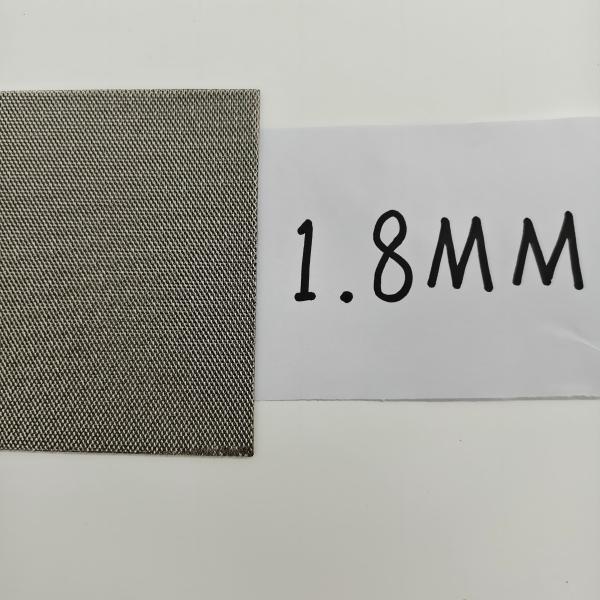 Quality 1.8mm Titanium Fiber Felt Asymmetric Porous Titanium Sintered Plate for sale