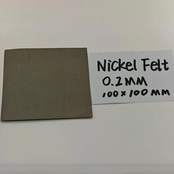 Quality Laser Cutting Porous Nickel Felt High Temperature Sintering Metal Fiber Felt for sale