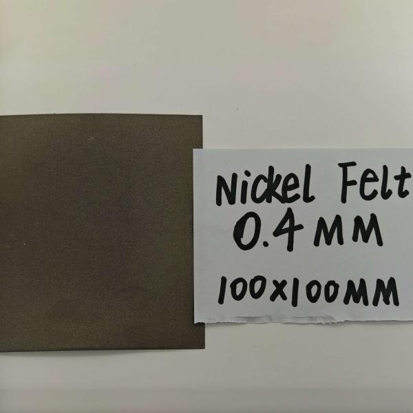 Quality AEM Electrolytic Cell Gas Diffusion Layer 0.4mm Thick Porous Nickel Fiber Felt for sale