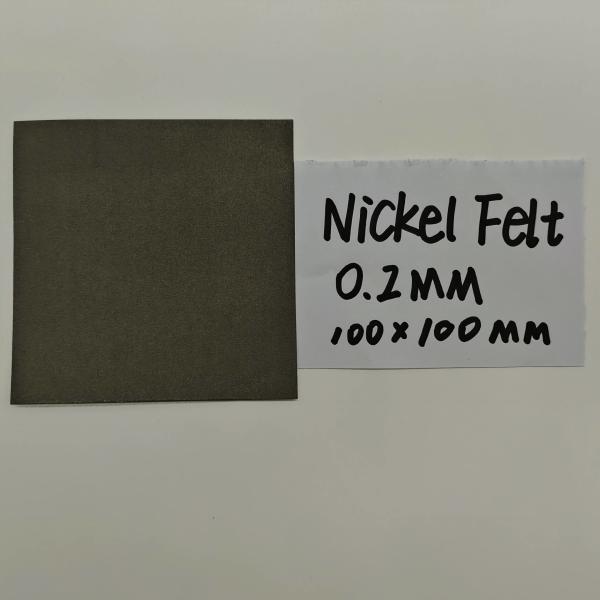 Quality AEM Electrolytic Cell Gas Diffusion Layer 0.4mm Thick Porous Nickel Fiber Felt for sale