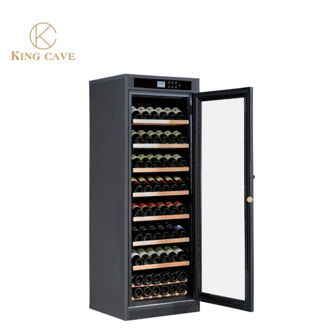 wooden wine cave