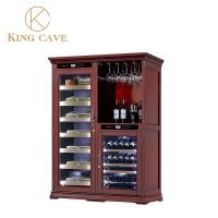 China Multi-Function Display Temperature Humidity Control Wine Cigar Cabinet for sale
