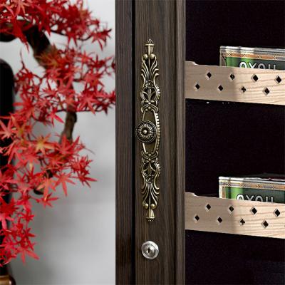 Cina Umidificatore per sigari con telaio in legno marrone in vendita