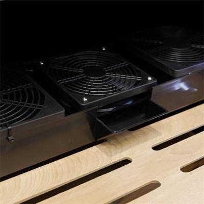 Cina Umidificatore per sigari con telaio in legno marrone in vendita