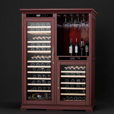 China Touch Control Wine Cooler Cabinet 5 Shelves 286 Lbs Capacity for Your Needs for sale