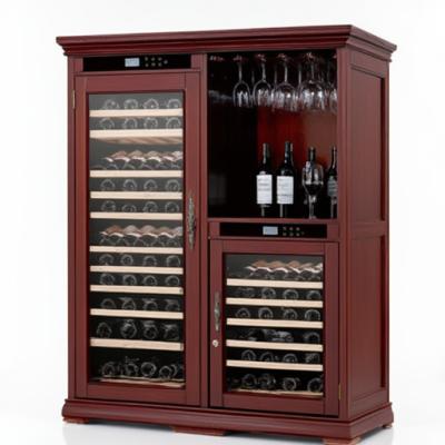 China Touch Control Wine Cooler Cabinet with 286 Lbs Capacity for sale