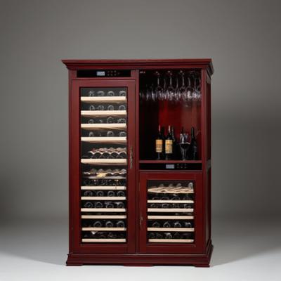 China Digital Control and Metal Shelving Wine Cooler Cabinet for Hospitality Industry for sale