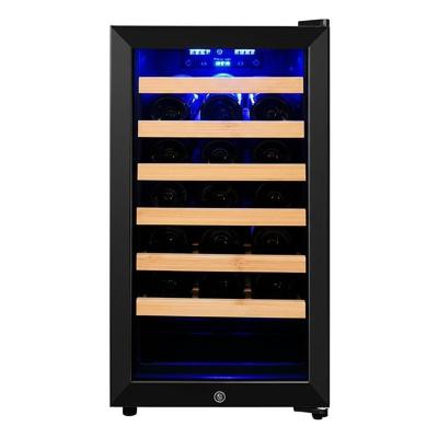 China Touch Control Wine Cooler Cabinet 5 Shelves for Organized Wine Collection for sale