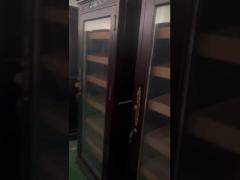 Цифровой сенсорный экран натуральное дерево электрические сигары Humidor шкаф холодильника