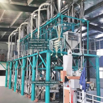 China Wheat Flour Milling Machinery Roller Mill Plansifter Cleaning Low Ash Line for sale