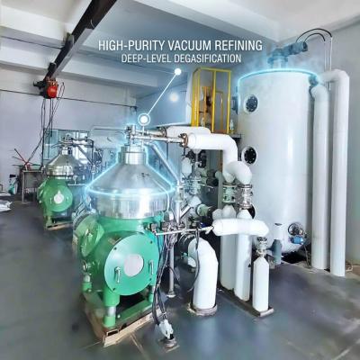 China Animal Oil Vacuum Refining Equipment Low Temperature Vacuum Refining Line for sale