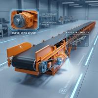 China Modular Belt Conveyor B1200 Mining Stone Machine for Aggregate Transport System for sale