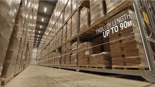 Customized High Quality Electrical Mobile Pallet Racking for Warehouse Storage