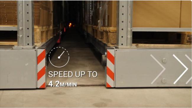 Customized High Quality Electrical Mobile Pallet Racking for Warehouse Storage