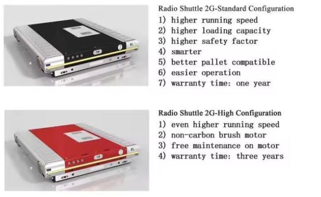 Industrial Warehouse Storage Shelving Automatic Racking System Remote Control Radio Shuttle Racking