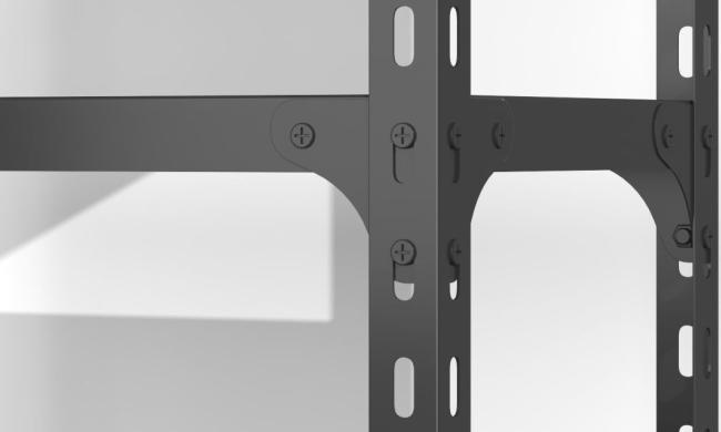 Easy Assemble Light Duty Warehouse Rack Garage Shelf