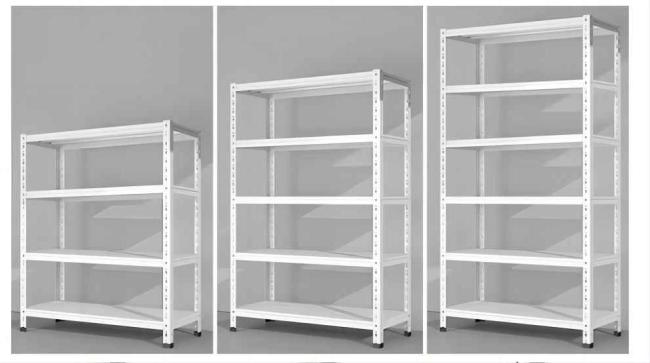 Easy Assemble Light Duty Warehouse Rack Garage Shelf