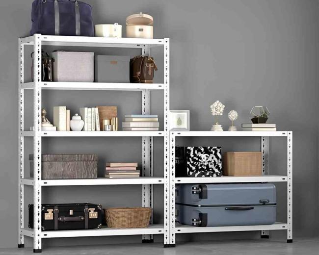 Easy Assemble Light Duty Warehouse Rack Garage Shelf