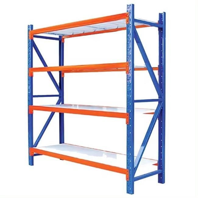 Customized Warehouse Storage Metal Light Duty Rack Garage Shelves 100kg Per Layer