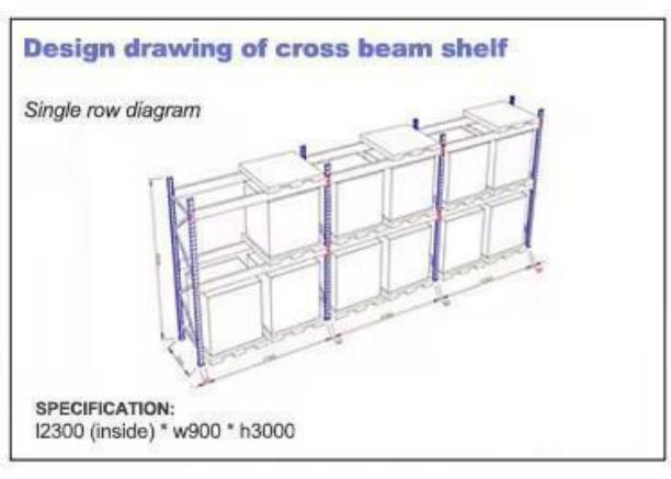 Industrial Warehouse Storage Heavy Duty Stacking Pallet Rack Steel Racking Adjustable