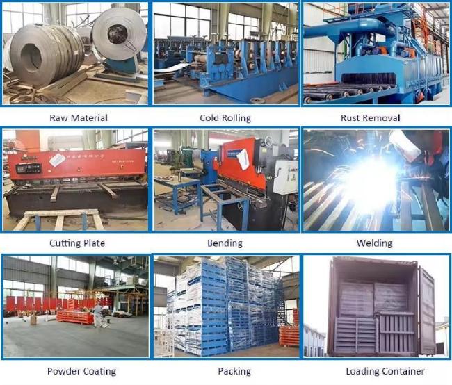 Heavy Loading Metallic Multi-Tier Selective Pallets Racking System Hot Selling