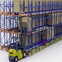 China Remote Control Radio Shuttle Pallet Racking , Warehouse Storage Racking for sale