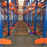 China Remote Control Radio Shuttle Pallet Racking , Warehouse Storage Racking for sale