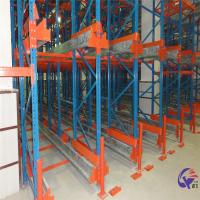 China Cold Rolled Radio Shuttle Storage Rack Warehouse Racking System Customized Density for sale