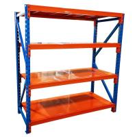 China Warehouse Medium Duty Racking Galvanized Pallet Rack Customizable Color for sale