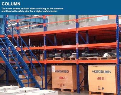 Cina Sistema RAL Colore Mezzanine Sistema di stoccaggio Capacità 300-1500 Kgs Per Mq in vendita