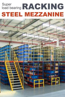 Cina 300 kg/mq Sistema di scaffalatura a mezzanino per pavimenti Capacità OEM per soluzioni di stoccaggio in vendita