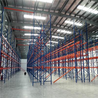 Cina Sistema di stoccaggio a doppia profondità in magazzino Soluzione di stoccaggio a doppia profondità con capacità di 1000-4000 kg di peso in vendita