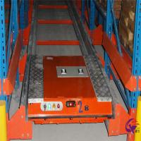 China Radio Shuttle High Density Pallet Racking System With Cold Rolled Technology for sale