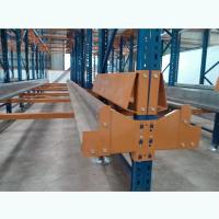 China Radio Shuttle High Density Pallet Racking System With Cold Rolled Technology for sale