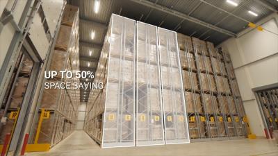 中国 重用鋼移動ラッキングシステム 30000kg/層負荷容量を持つカスタマイズ可能な層 販売のため