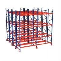 China Density Selective Double Deep Pallet Racking For Warehouse 1200*1200*3600 Development Type for sale