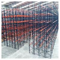 China Fixed High Density Double Deep Selective Pallet Racking For Industrial Warehouse Storage for sale