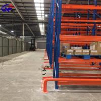 China Rack Structure Widely Used Narrow Aisle Racking System With Guide Rail for sale
