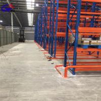 China Rack Structure Widely Used Narrow Aisle Racking System With Guide Rail for sale