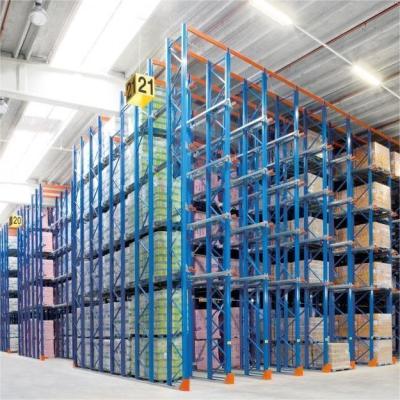 Cina Open Design Three Layers Warehouse Pallet Drive-in Storage Racking System Development in vendita