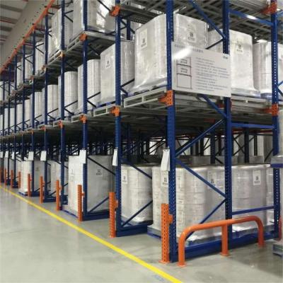 Cina Open Design Three Layers Warehouse Pallet Drive-in Storage Racking System Development in vendita