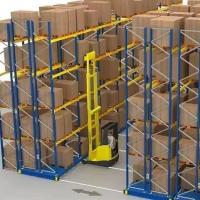 China Open Structure Electrical Mobile Pallet Racking for Warehouse Storage Customized for sale