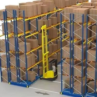 China Customized Electrical Mobile Pallet Racking System For Warehouse Storage for sale