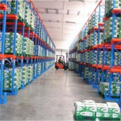 Cina 2000 kg di capacità di drive in push back pallet racking per lo stoccaggio in magazzino versatile in vendita