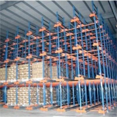 Cina 2000 kg di capacità di drive in push back pallet racking per lo stoccaggio in magazzino versatile in vendita